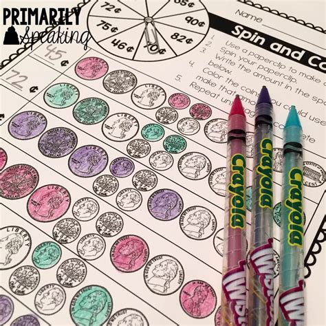 Activities To Practice Counting Coins Primarily Speaking
