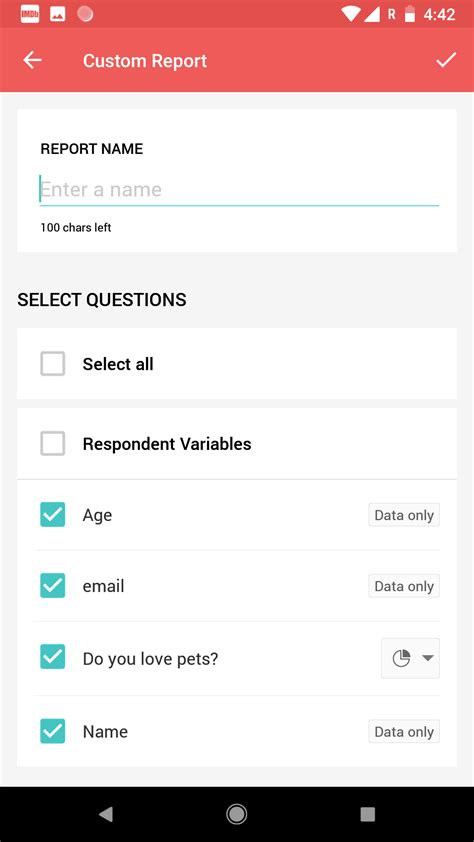 Help Guide For Zoho Surveys Android App