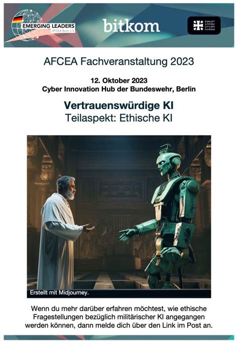 Schon Bald Steigt Das Gemeinsame Event Der Emerging Leaders Von Afcea Bonn In Kooperation Mit