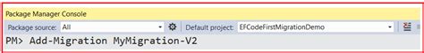 Code Based Migration In Entity Framework Code First Approach