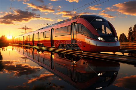 湖畔旁行驶的列车高清图片下载 正版图片600875518 摄图网 湖畔旁行驶的列车高清图片下载 正版图片600875518 摄图网