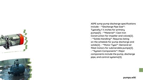 Aspe Sump Pump Discharge Comprehensive Guide To Regulations And Compliance
