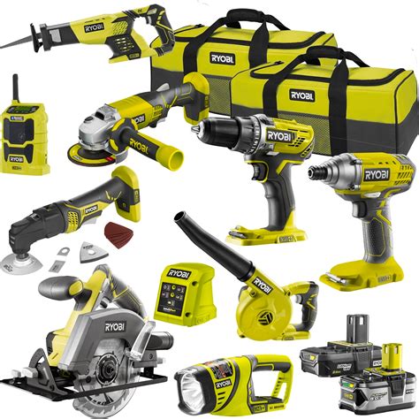 Ryobi 18v One 8 Tool Combo Kit