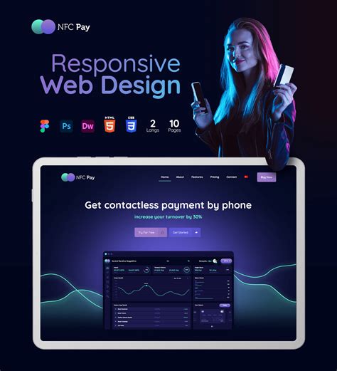 Responsive Web Design Fintech Startup Payment App Behance