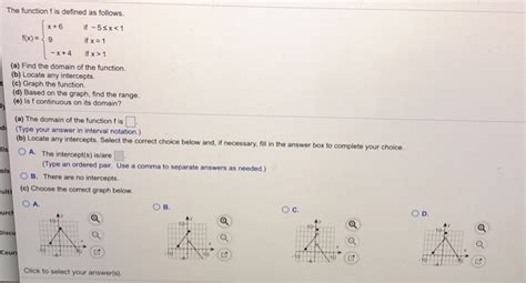 Solved The Function Fis Defined As Follows X6 If 55x