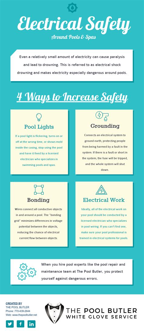 Electrical Safety Around Pools And Spas Electricity Around Water