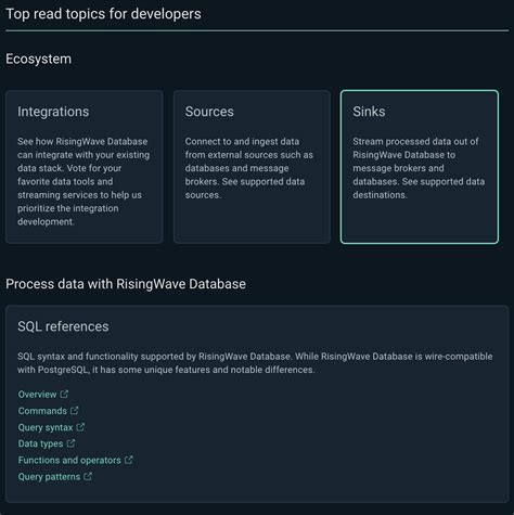 website style update for cards · issue 955 · risingwavelabs