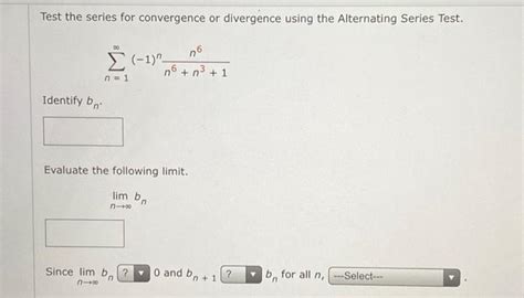 Solved Test The Series For Convergence Or Divergence Using