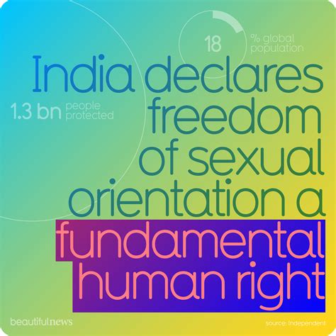 India Declares Freedom Of Sexual Orientation A Fundamental Right — Beautiful News