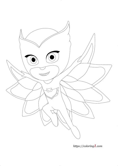 Pj Masks Owlette Coloring Pages 2 Free Coloring Sheets 2021