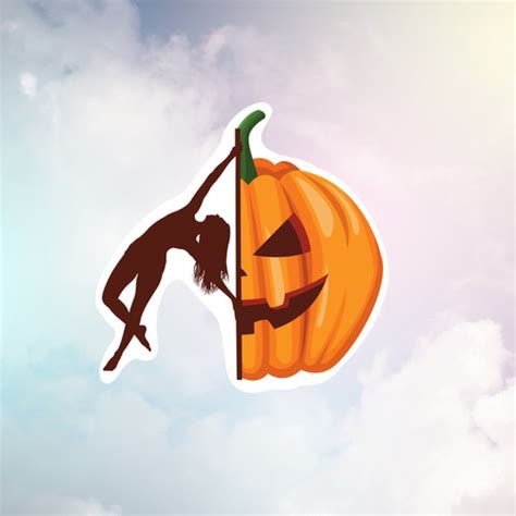 Pole Pumpkin Sticker Pole Sweets