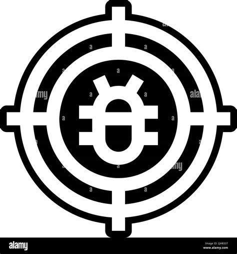 Hacker Target Icon Stock Vector Image And Art Alamy