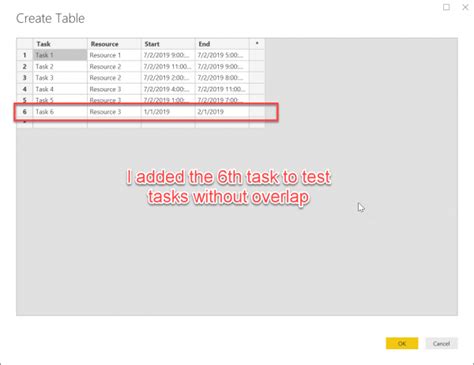 Find Overlapping Time Periods Using PowerQuery Part DataChant