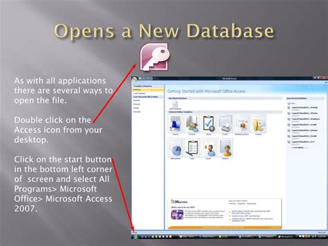 ppt microsoft access 2007 powerpoint presentation free download id