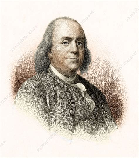 Benjamin Franklin Stock Image C012 8963 Science Photo Library