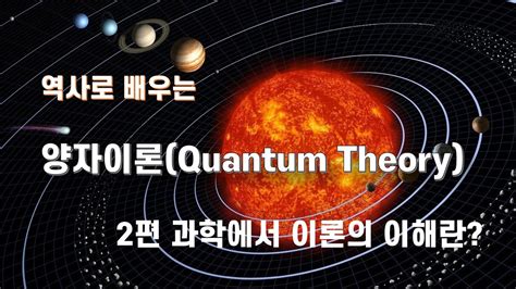 역사로배우는 양자이론 2편 과학에서 이론의 이해란 무엇인가 Youtube