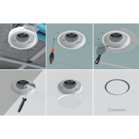 Flush Mounted Diffuser Ergovent Rondo 100 Mm