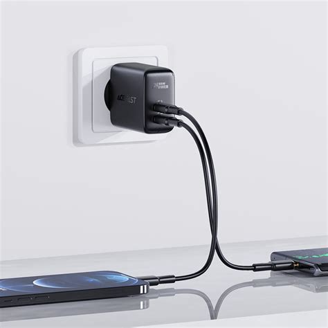 Acefast A9 40w 2xusb C Fast Wall Charger Pd3 0 Black