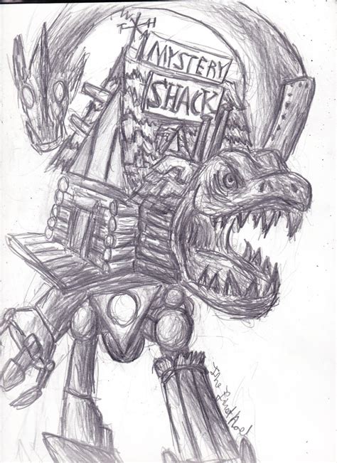 Gravity Falls Shacktron By The First Noel On Deviantart