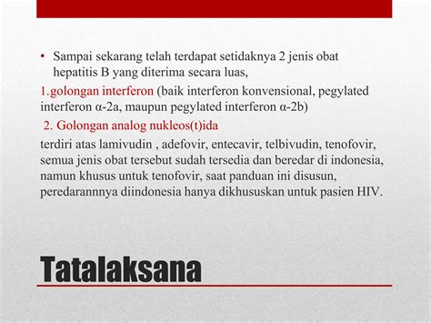 Tata Laksana Diagnosa Dan Terapi Hepatitis PPTX