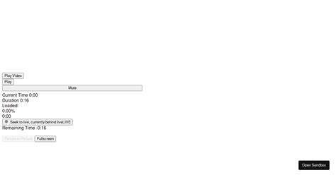 Mux Data Video Js React Codesandbox