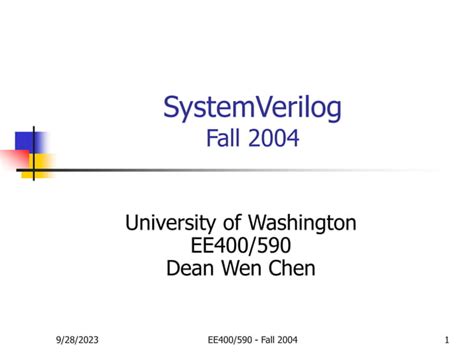 Systemverilog 20041201165354ppt