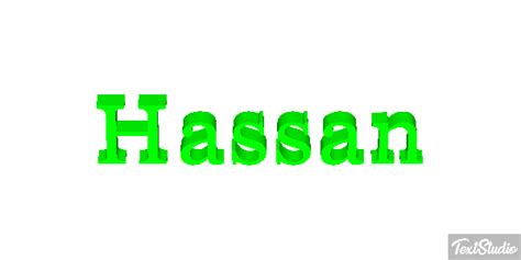 Hassan Name Animated  Logo Designs