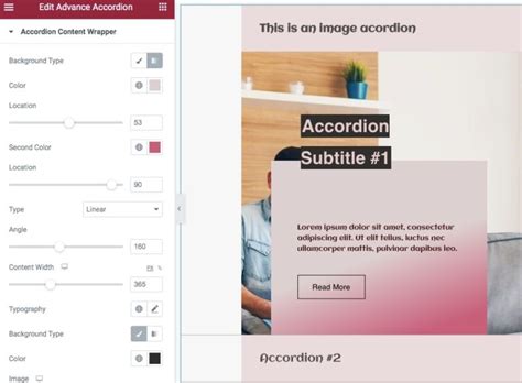 how to create an image accordion with elementor themeoo professional elementor blog