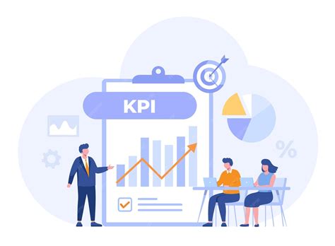 Premium Vector Kpi Metric Management Business Target And Performance