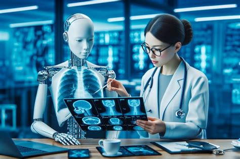 Premium Photo A Glimpse Into The Future Of Healthcare With Ai And Medical Professionals