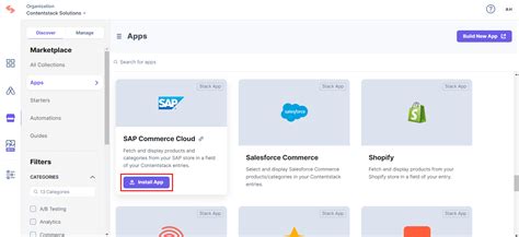 Sap Commerce Cloud App Installation Guide Contentstack
