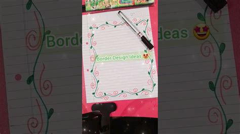 Border Design For Project 🤩 Borderdesign Viral Shorts