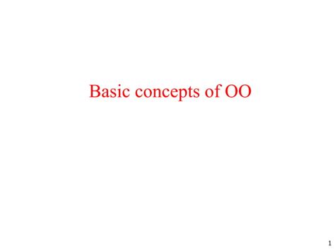 Introduction To Java Object Oiented Concepts And Basic Terminologies Ppt