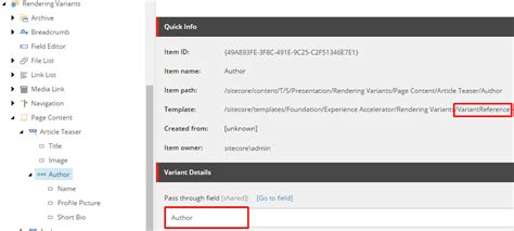 How To Display Linked Items Fields With Rendering Variants Using Sxa