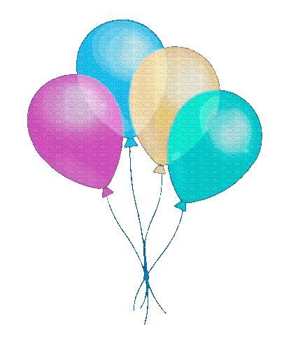 Animated Streamers Ballons