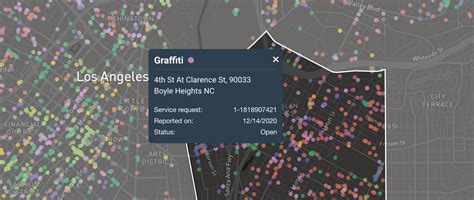 [map] show service request details in popup · issue 947 · hackforla