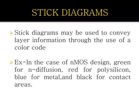 Layout And Stick Diagram Design Rules Pptx