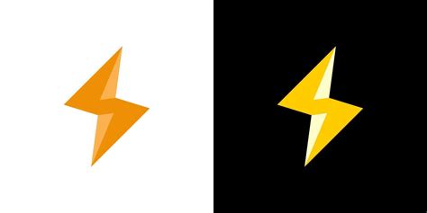 Electric Volt Bolt Thunder Lightning Electricity 3d Icon Logo