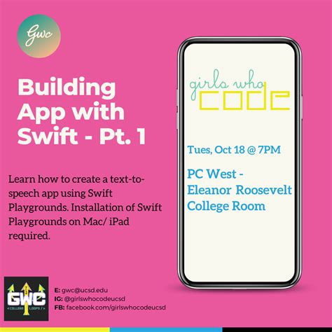 Build An App With Girls Who Code At Ucsd Rucsd