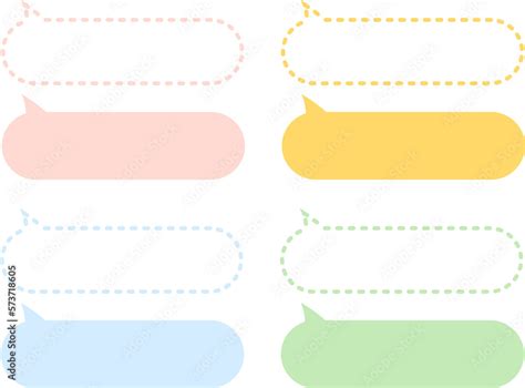 Stock Illustration „말풍선 대화 일러스트 Adobe Stock