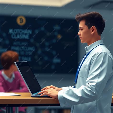 Blockchain Credentials Ensuring Trust In Futuristic Classroom Certifications Premium Ai
