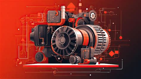 Premium Photo Ai Powered Predictive Maintenance Systems Solid Color Background