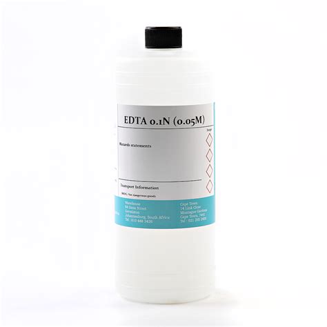 Edta Solution Lab Solutions And Reagents Reflecta Laboratories