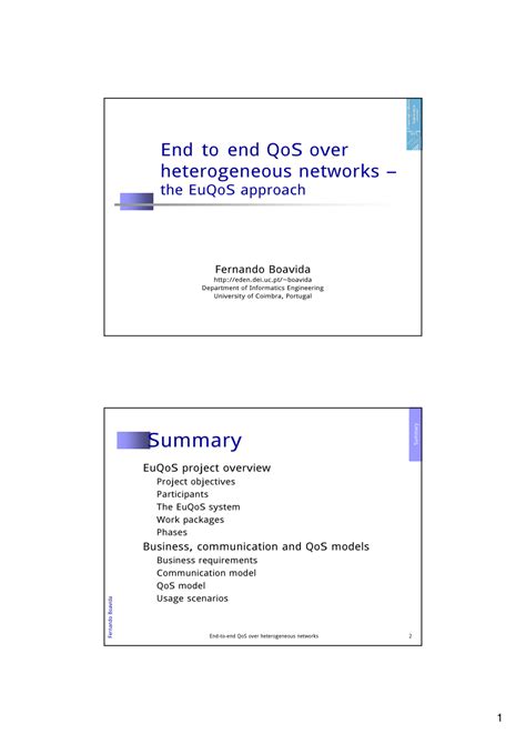 pdf euqos end to end qos over heterogeneous networks