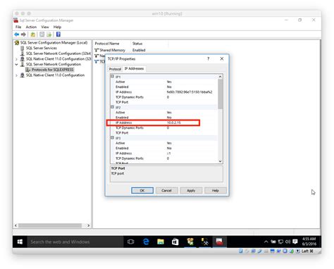 Sql Server How Can I Connect To Sqlserver Running On Virtualbox From