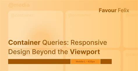 How To Use Container Queries Responsive Design Beyond The Viewport