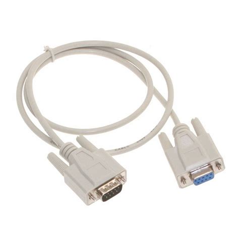 9 Pin Serial Rs232 Male To Female Modem High Speed Shielded Cable Price