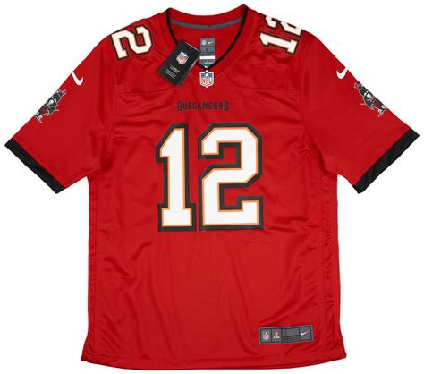 2020 22 Tampa Bay Buccaneers Brady 12 Nike Game Home Jersey L