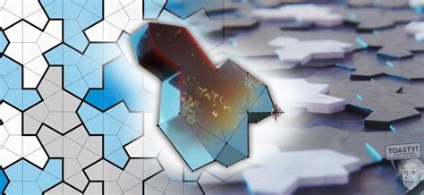 The Einstein An Aperiodic Tiling Mono Tile Modeling Tutorial Blendernation