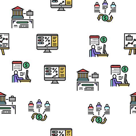 Stakeholder Business Vector Seamless Pattern 10143894 Vector Art At